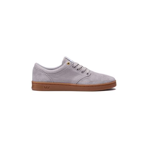 Supra Chino Court Light Grey Gum Gris Livraison Gratuite Spartoo