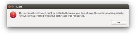 Tls Firefox Certificate Cant Be Installed Information Security Stack Exchange