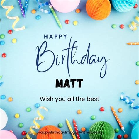 Happy Birthday Matt Images And Wishes 2025