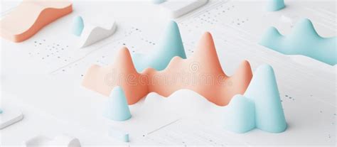 This Visually Engaging 3d Data Chart Presents Moderate Complexity With