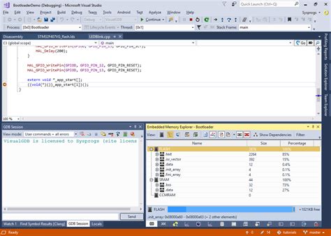 Creating Embedded Bootloader Projects With MSBuild VisualGDB Tutorials