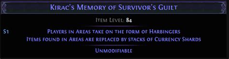 Kirac S Memory Of Survivor S Guilt PoE