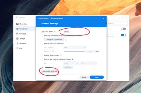 install ghost blogging platform and mysql on synology nas