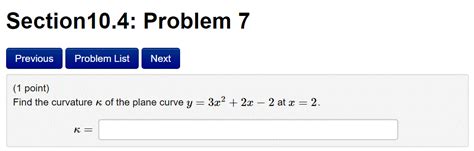 Solved Find The Curvature K Of The Plane Curve Y 3x 2