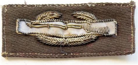 Ww 2 Us Army Cib Combat Infantry Badge Bullion Patch