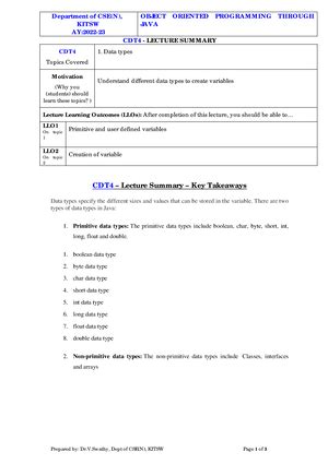 Structure OF JAVA Program AND Printp Println Statements STRUCTURE OF JAVA PROGRAM Java Studocu
