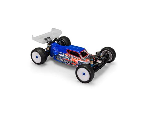 JConcepts RC B B D S Buggy Body W Carpet Wing Clear Lightweight JCO L