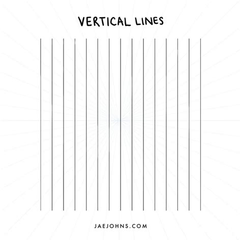 Vertical Line Drawing