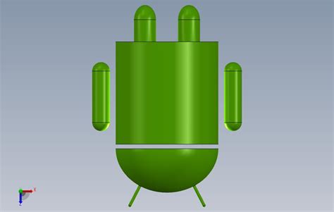 安卓机器人模型图纸免费下载 懒石网