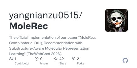 Github Yangnianzu0515 Molerec The Official Implementation Of Our