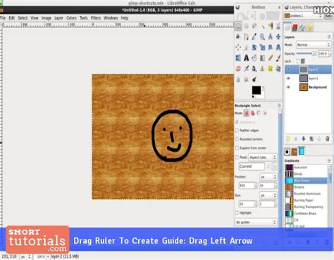 Drag Of A Ruler To Create Guide 1 Drag Of A Ruler To Create Guide 1