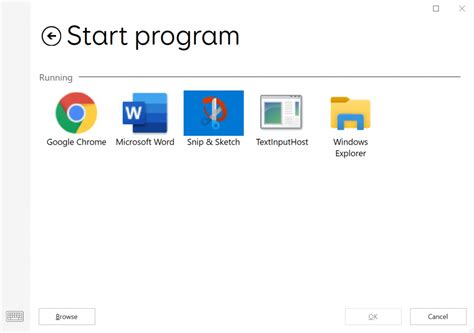 how can i use grid 3 to start a different program smartbox hub