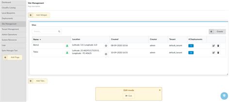Edit Mode Cloudify Documentation Center