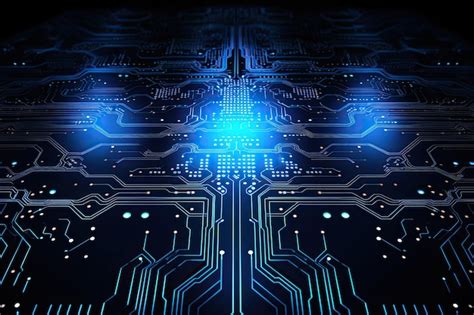 Premium Ai Image Circuit Board Technology Background 3d Rendering