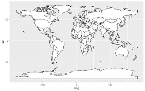 R Ggplot2 세계지도 Data Doctor