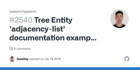 Tree Entity Adjacency List Documentation Example Doesnt Work · Issue