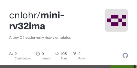 A Tiny C Header Only Risc V Emulator Rriscv