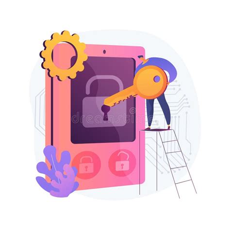 Access Control System Abstract Concept Vector Illustration Stock