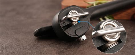 Kitchendao Replaceable Can Opener With 3 Extra Blades Safe