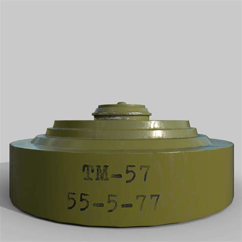 Mine Tm 57 Russia 3d Model By Simple3d