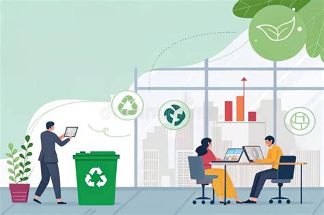 Infographics Current Trends In Sustainable Business Implementation Of Environmentally Friendly