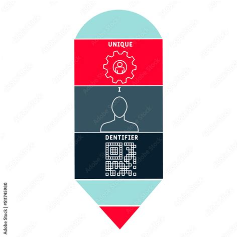 Uid Unique Identifier Acronym Business Concept Background Vector Illustration Concept With