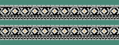 Premium Vector Geometric Oriental Seamless Jamdani Saree Textile