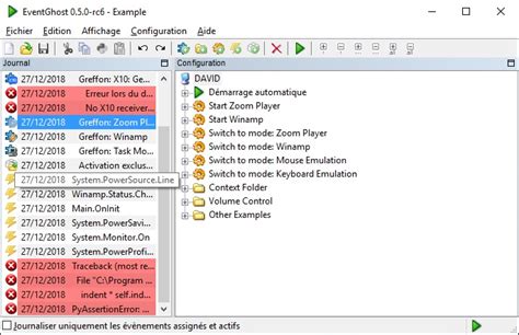 Error When Closing A Menu By Clicking On Any Event In The Log Section