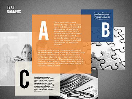 Shaped Text Boxes Presentation Template For Google Slides And