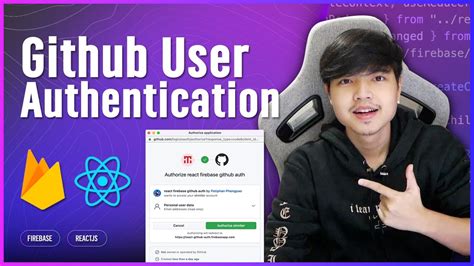 reactjs firebase เรียนรู้การทำ github user authentication 👨‍💻💯 youtube