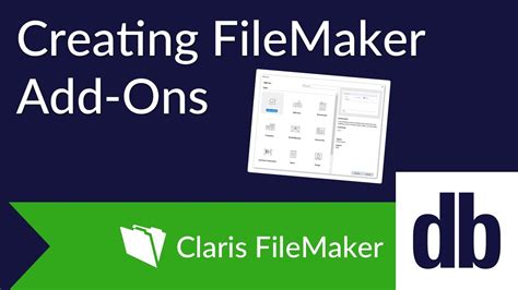Creating FileMaker Add Ons YouTube