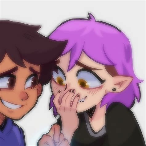 Amity Blight Hunter And Luz Noceda Matching Icon Metadinhas