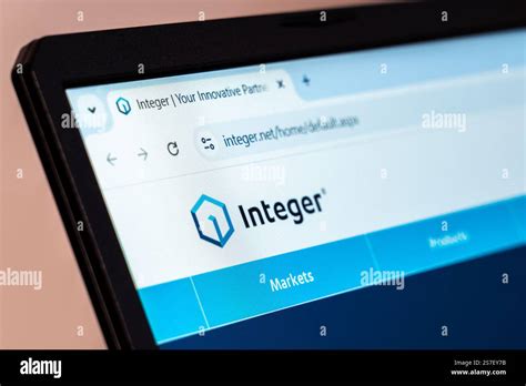 New York Usa January 19 2025 Integer Website Showcasing Innovative Medical Device Solutions