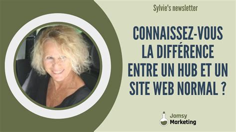 Connaissez Vous La Différence Entre Un Hub Et Un Site Web Normal