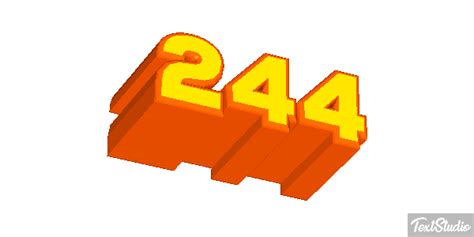 244 Número Desenhos De Logotipo Em  Animado