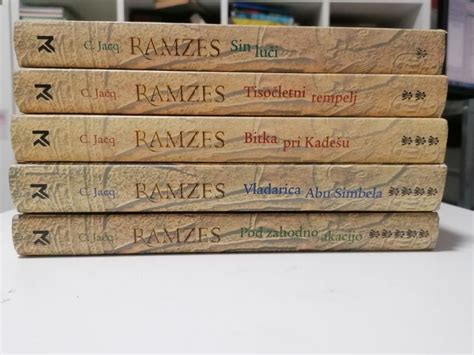 Christian Jacq Ramzes Zbirka 5 Knjig 1998
