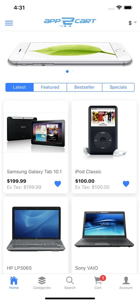 ionic 4 mobile app builder source code with opencart api module