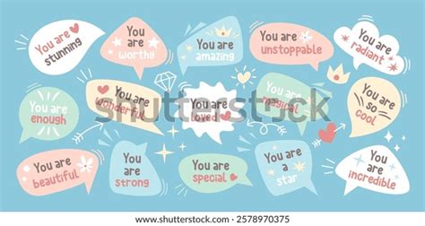 Thought Bubble Positive Affirmations Over 61 Royalty Free Licensable