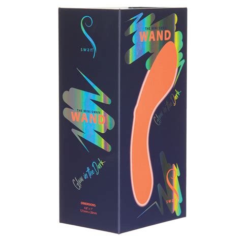 Bms The Mini Swan Wand Glow In The Dark Orange