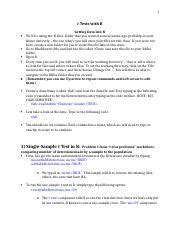 Revised T Tests With R T Tests With R Getting Data Into R Well Be Using The R Files Folder