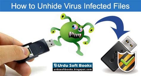how to unhide virus infected files