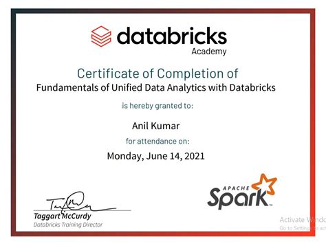 Anil Kumar On Linkedin Databricksacademy Bigdata Databaseengineer