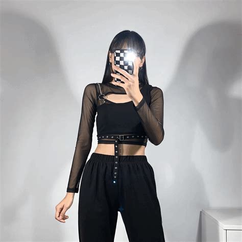 초특가 당일출고 마지막재고 링체인 언발 Top 크롭 민소매 브라탑 스트릿 클럽 아이돌방송댄스 댄서공연무대단체의상 에이블리