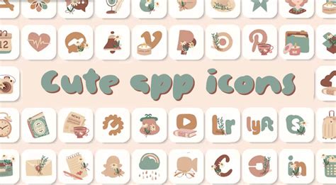 15 Super Cute App Icons For Iphone Or Android So Adorable Design