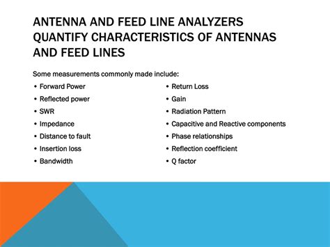 Ppt Antenna And Feed Line Analyzers Importance And Functionality Explained Powerpoint