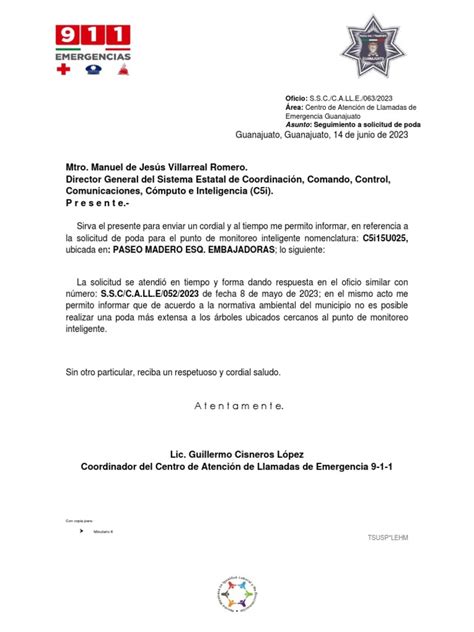 Seguimiento A Solicitud De Poda De Árboles Pdf