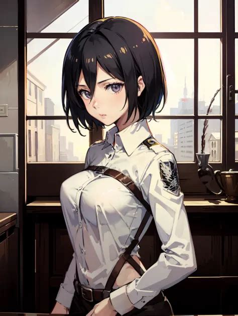 Mikasaackerman，one Girl，soio，bikini，large Breasts，solo，mikasaackerman