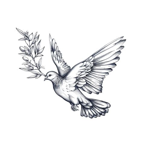 올리브 가지 스케치로 날아다니는 비둘기 비둘기 새 종교 Png 일러스트 및 이미지 에 대한 무료 다운로드 Pngtree