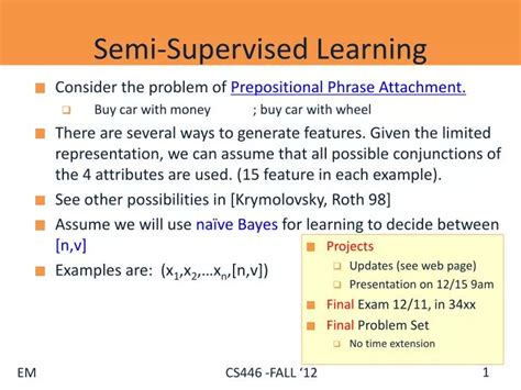 ppt semi supervised learning powerpoint presentation free download