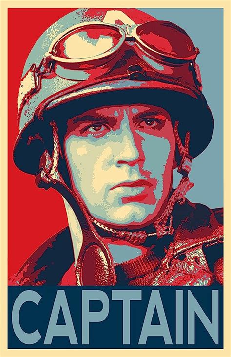 Captain America Marvel Avengers Comic Book Superhero Pop Art Poster Print 11x17 Inches